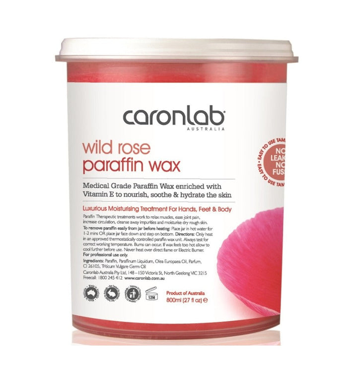 Caronlab Paraffin Wax Wild Rose 800ml – Salon Solutions