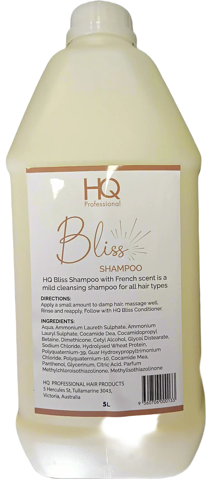 HQ Professional Bliss Shampoo 5 Litre – Salon Solutions